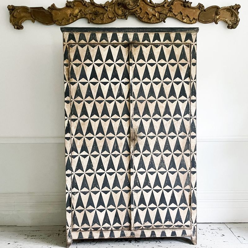 Black and white armoire store